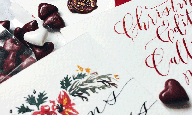 Modern Calligraphy Christmas Workshop Singapore - Calligraphy Classes